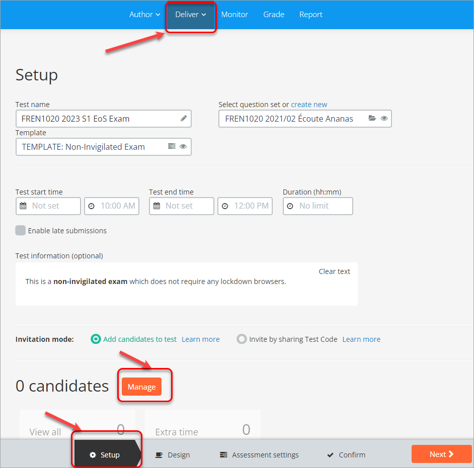 Create An Inspera Submission Link In Learnuq Ultra Elearning University Of Queensland